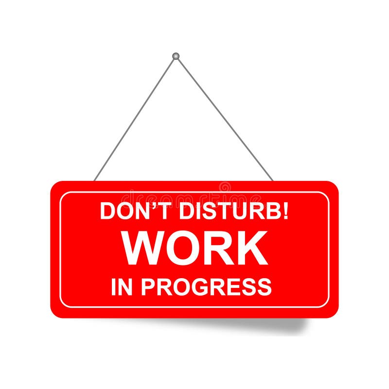 Dont Disturb Stock Illustrations – 335 Dont Disturb Stock Illustrations ...