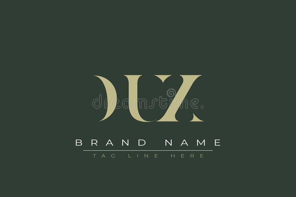 DUX Abstract Letter Logo Design Stock Illustration - Illustration of ...