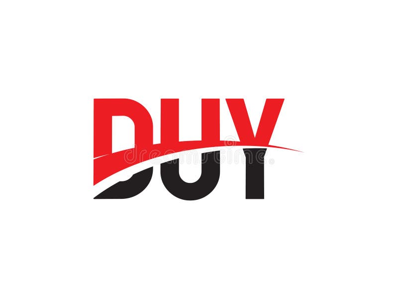 DUY Letter Initial Logo Design Vector Illustration Stock Vector ...