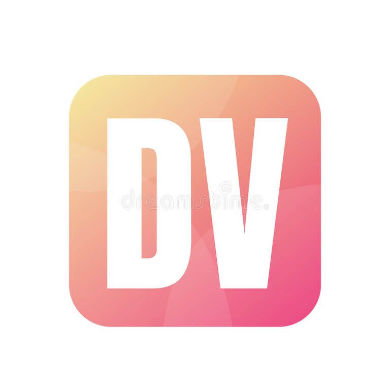Dv Letter Logo Stock Illustrations – 1,092 Dv Letter Logo Stock ...