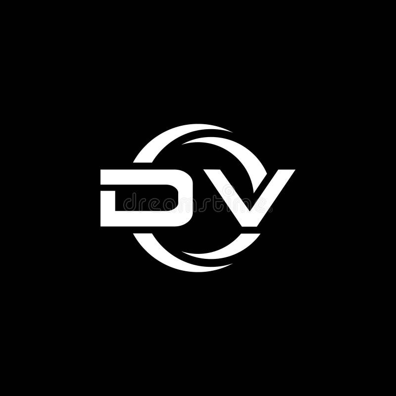 DV Logo Monogram Design Template Stock Vector - Illustration of iconic ...