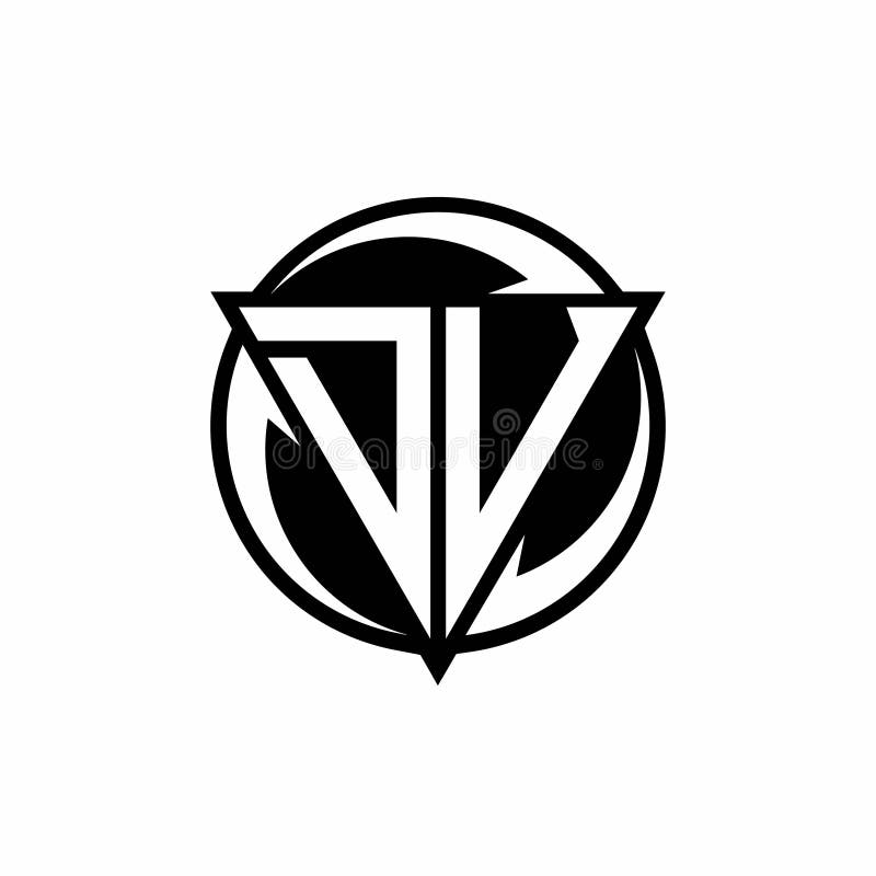 DV Logo Monogram Design Template Stock Vector - Illustration of ...