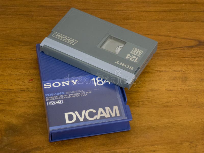 DVCAM video cassette editorial photo. Image of equipment - 147922526