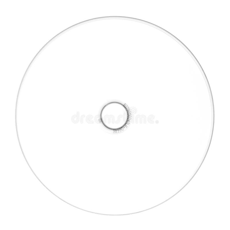 Blank white disk stock photo. Image of label, multimedia - 13147848