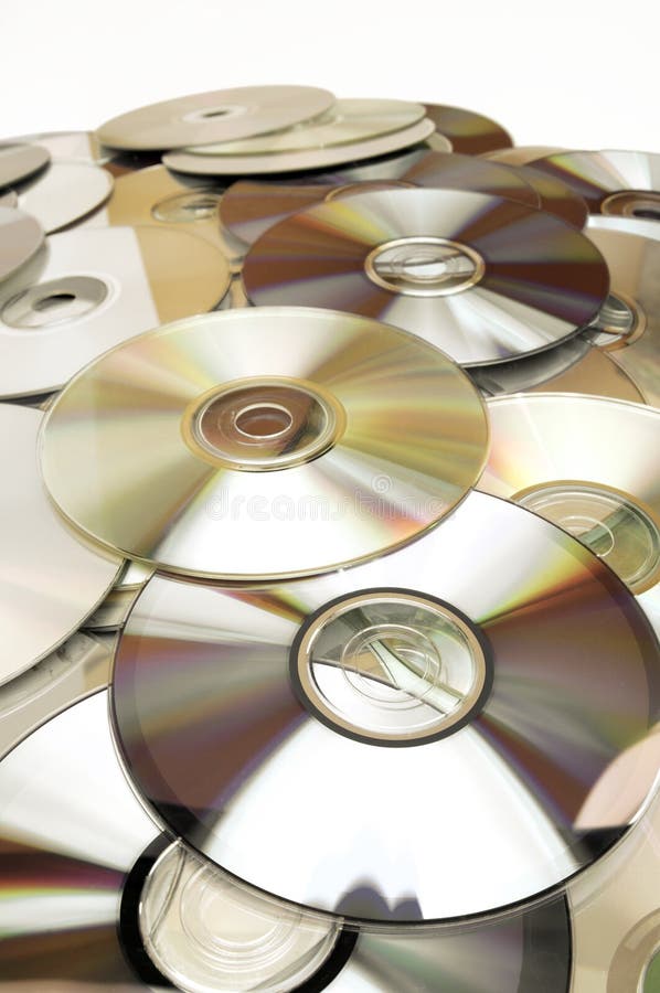 CD & DVD stock photo. Image of audio, circle, data - 3793864