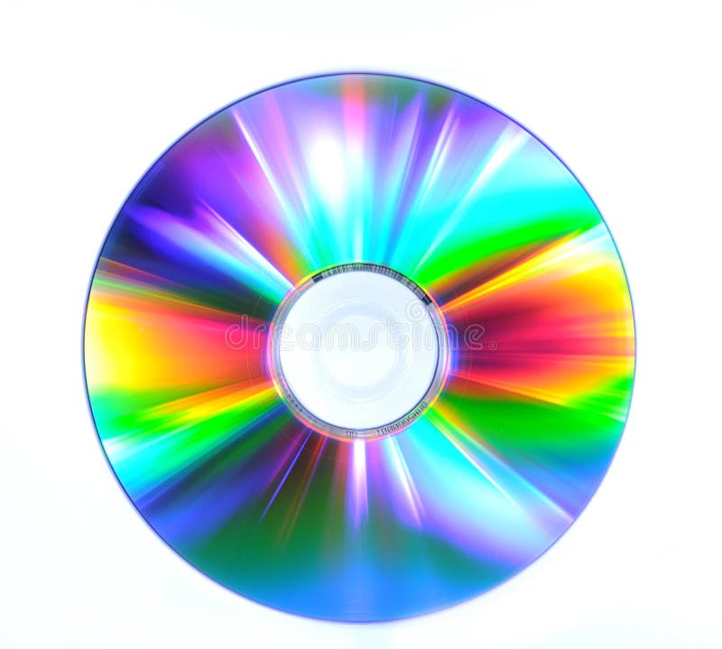 DVD stock photo. Image of mini, dvdr, effect, rainbow - 20003254