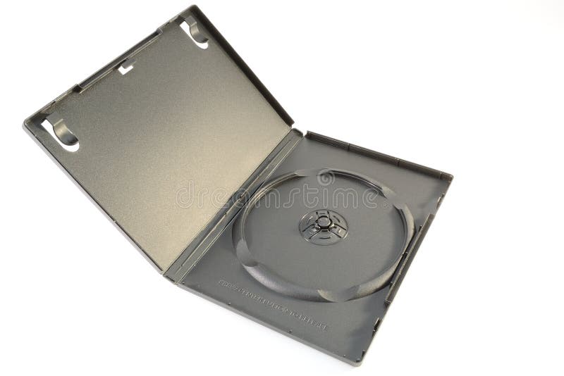 Dvd box stock photo. Image of plastic, music, open, white - 18797144