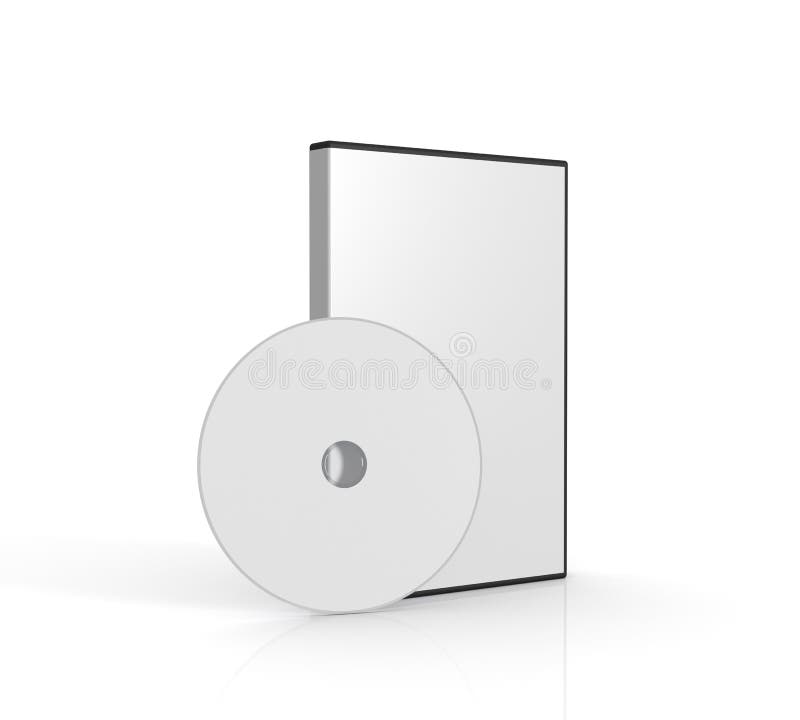 Open DVD Case on White with Clipping Path Stock Image - Image of film ...