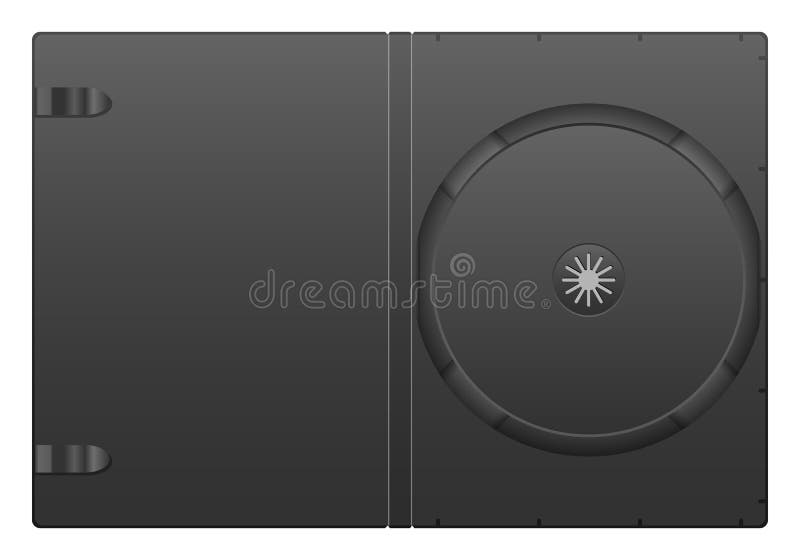 DVD case stock vector. Illustration of disk, plastic - 51403978
