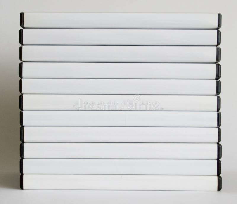 Blank DVD case stock image. Image of dvds, white, storage - 2525367