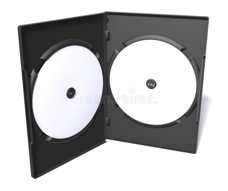DVD and CD disc case stock illustration. Illustration of copy - 12750752