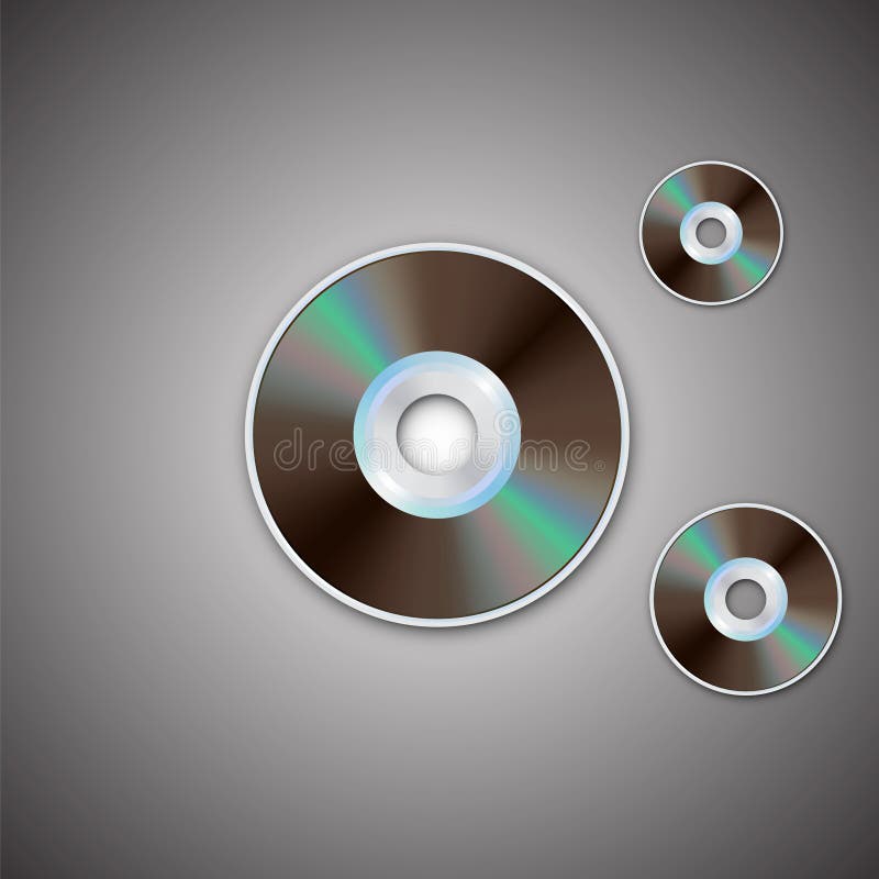 DVD CD Disc. Computer Disks. Realistic Image. Stock Vector ...