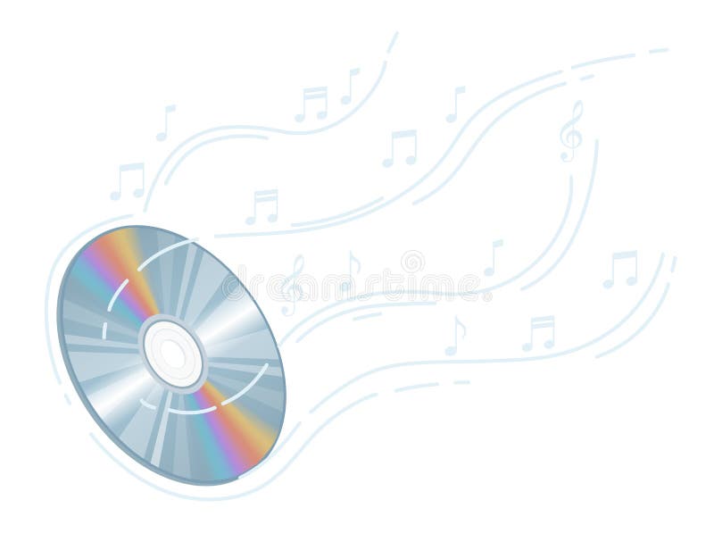 Music Notes Cd Stock Illustrations – 636 Music Notes Cd Stock ...