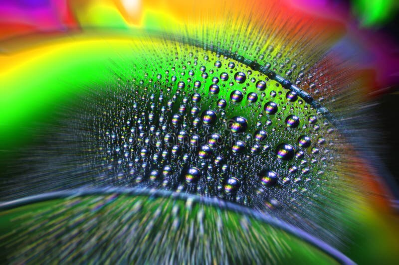 DVD and CD Disc with Water Drops Colour Background. Stock Photo - Image ...