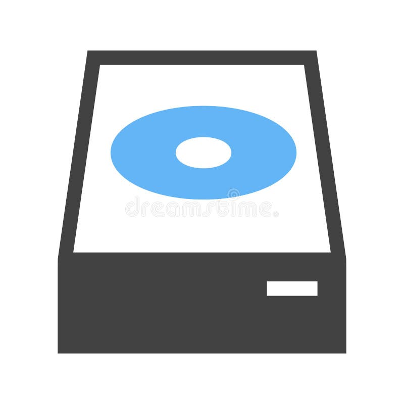 DVD ROM Icon stock vector. Illustration of disc, diskette - 110990618