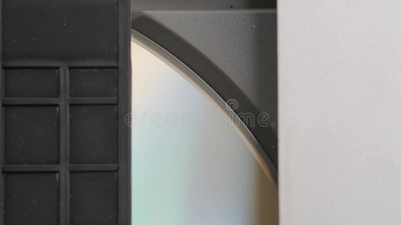 DVD/CD Player Inside View. Disc, Inserted in the Tray, Enters the ...