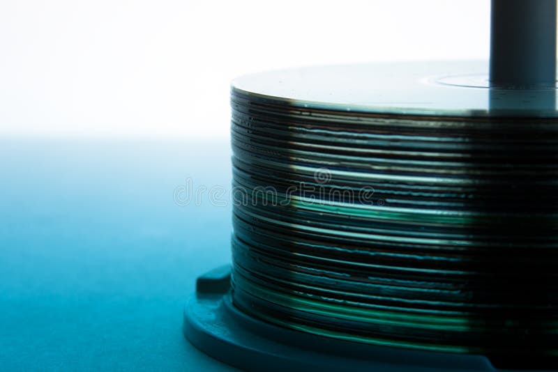 DVD and CD stack stock photo. Image of cluster, dvds, disk - 7111592