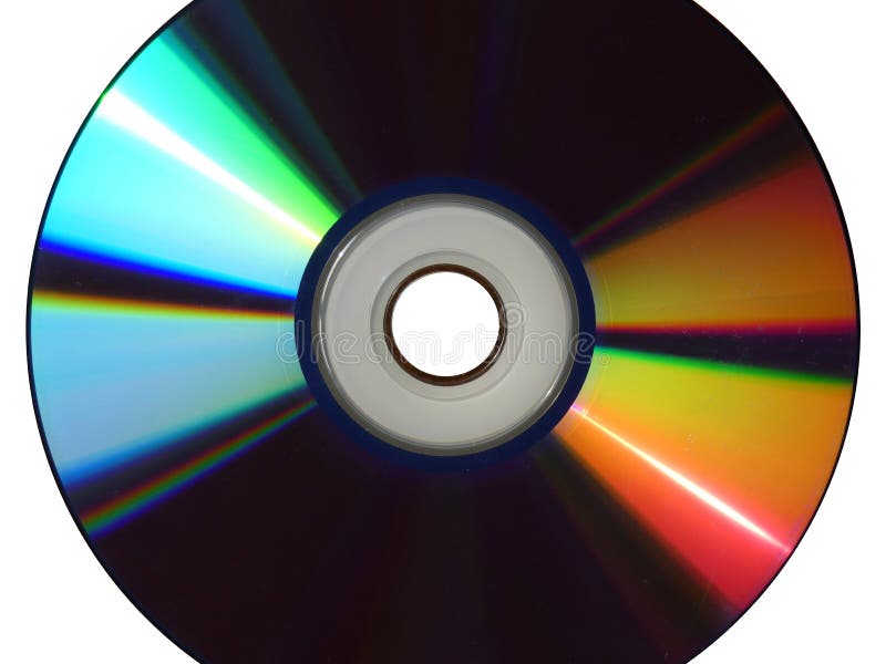 DVD CD Vacío, Espacio En Blanco - Pista Espiral Aislada Foto de archivo ...