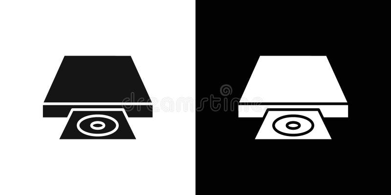 Dvd CDROM Disc Icon Logo Set Vector Stock Vector - Illustration of ...