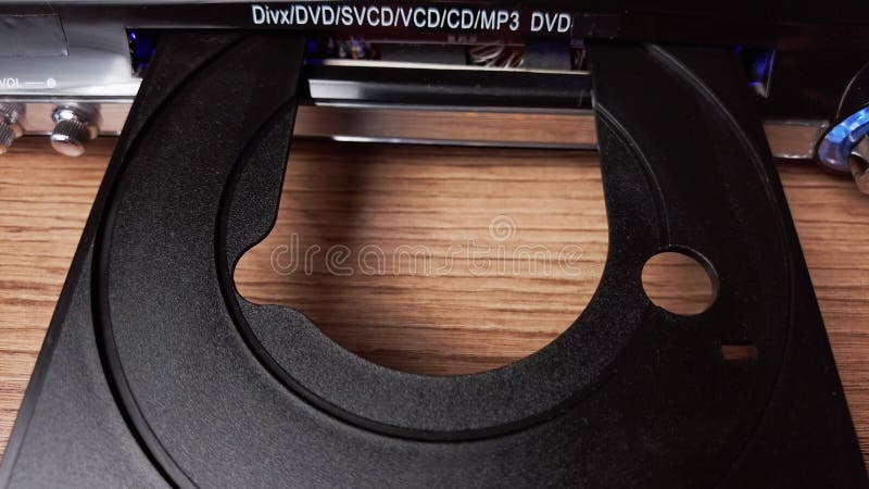 Unloading Compact Disc from the DVD Player Stock Video - Video of ...
