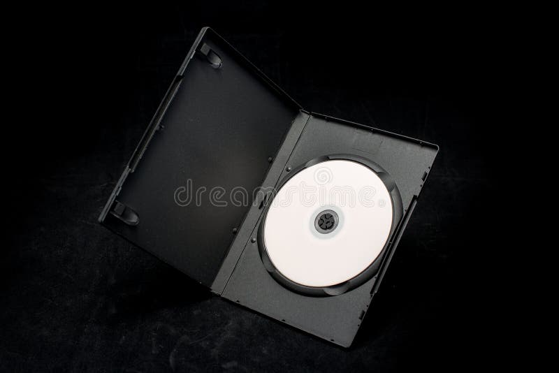DVD disc in a box stock photo. Image of record, printer - 34970968