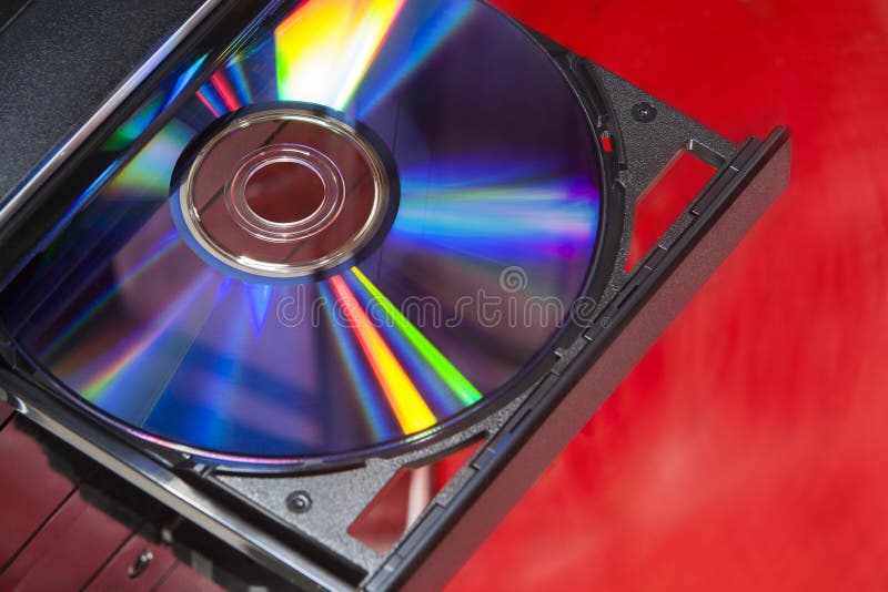 DVD Player Put on a Desktop Stock Photo - Image of open, equipment ...