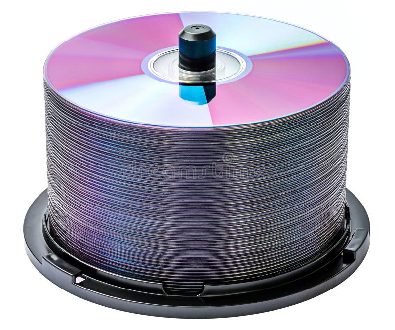 DVD disc stack stock image. Image of circle, color, object - 29268959