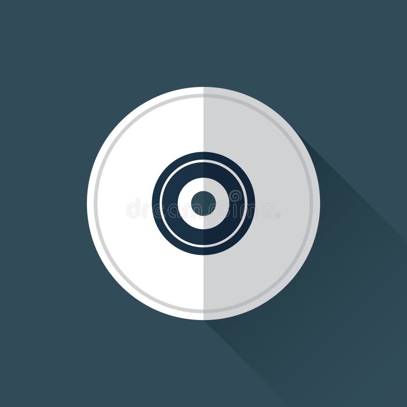 Dvd Disc. Vector Illustration Decorative Design Stock Vector ...