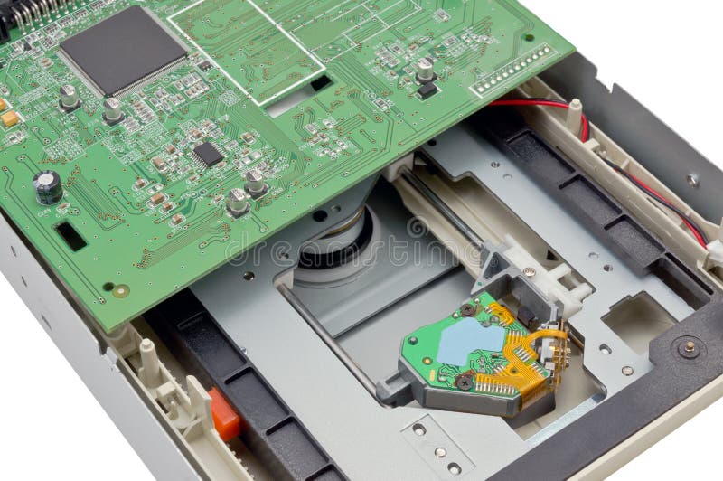 Dvd disk drive stock photo. Image of file, hardware, microelectronics ...