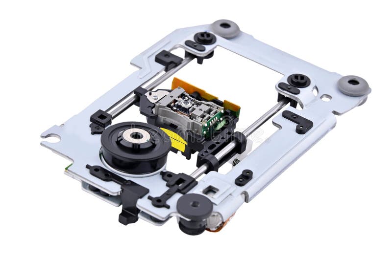 DVD disk drive mechanism stock image. Image of byte - 321026855