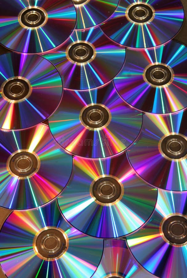 DVD Disks Metallic Reflection Stock Image - Image of disk, data: 2747365