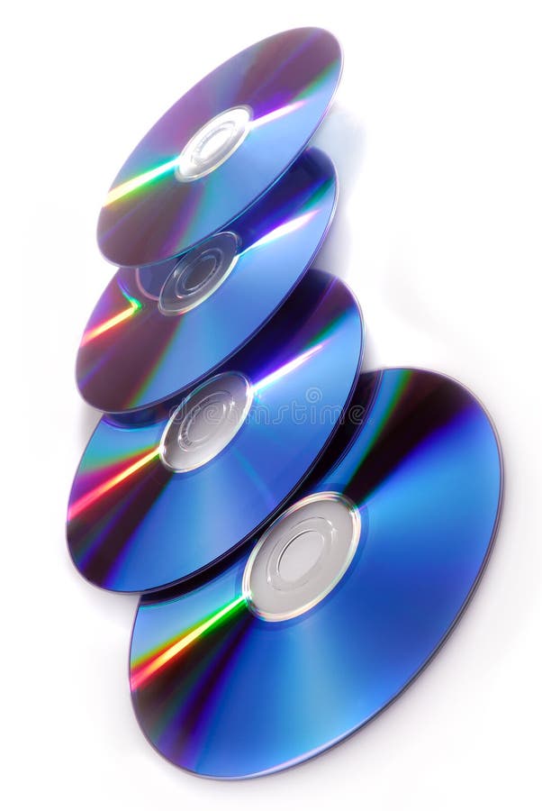 DVD disks on white stock photo. Image of display, disks - 1877644