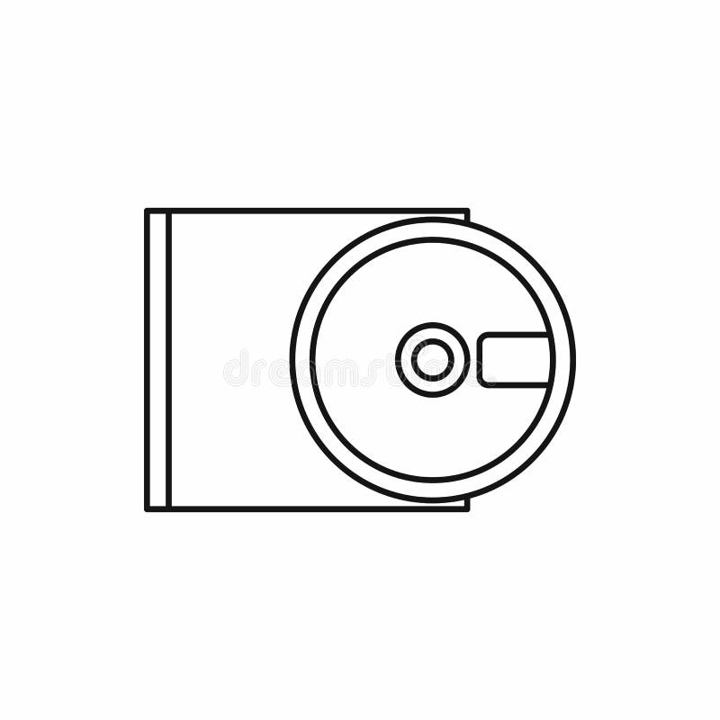 Dvd Drive Open Icon Outline Style Stock Illustrations – 12 Dvd Drive ...
