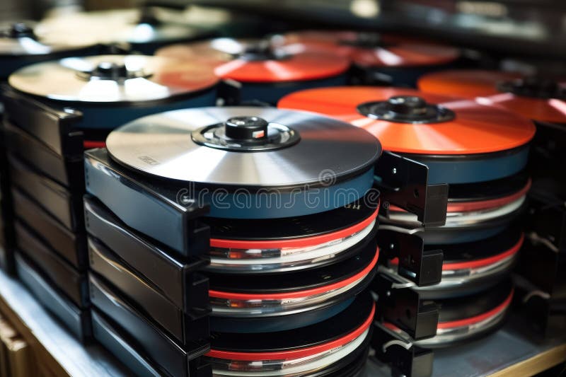 Dvd Drives in a High-performance Server Stock Image - Image of ...