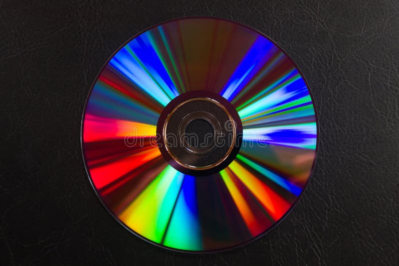 DVD, isolated on black stock photo. Image of laser, rainbow - 164087764