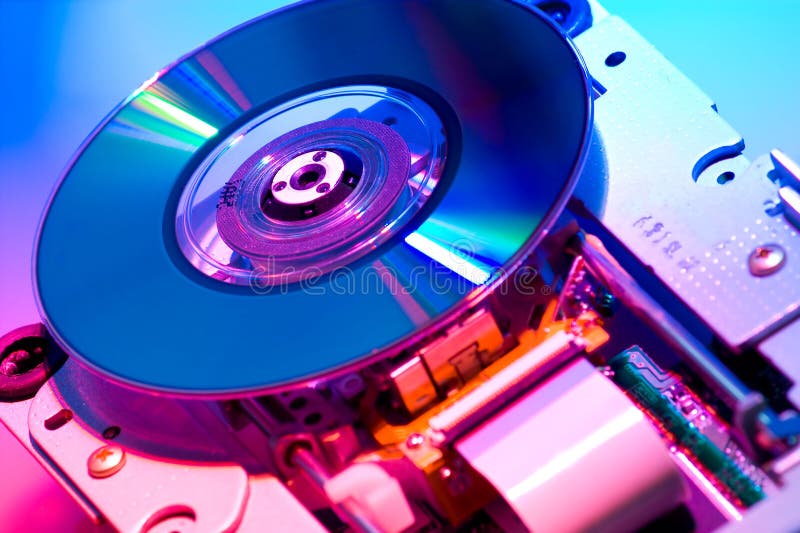 DVD loader stock photo. Image of electronics, dvdrom - 12060508