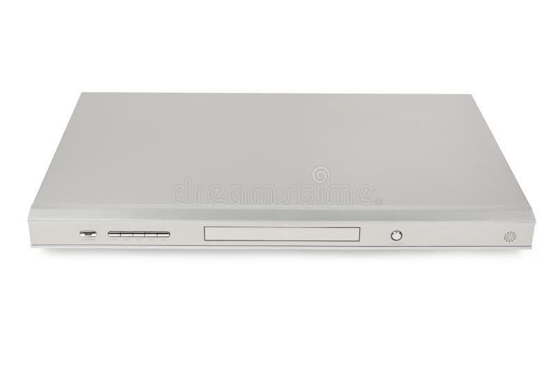 Open DVD-Player stock photo. Image of record, black, close - 7639826