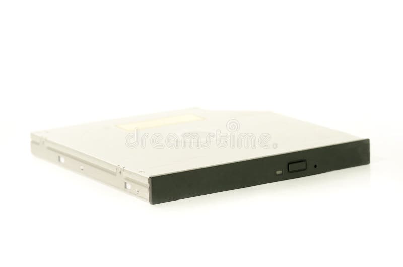 Dvd Rom Drive Laptop Hardware Part Component Isolated White Stock ...