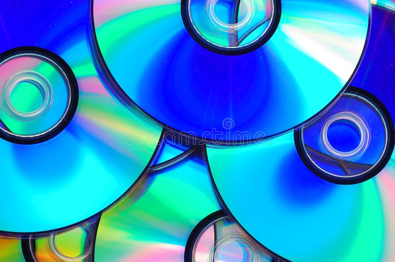 DVDs in a row stock photo. Image of color, computing, concept - 997510
