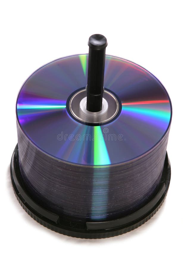 Stack Of Blank CD DVDs Picture. Image: 2328098