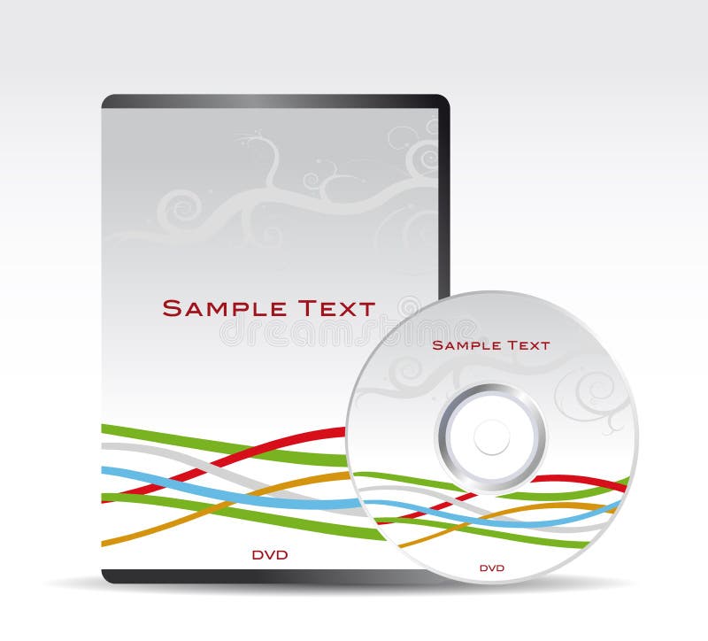 Dvd template stock vector. Illustration of label, design - 23154928