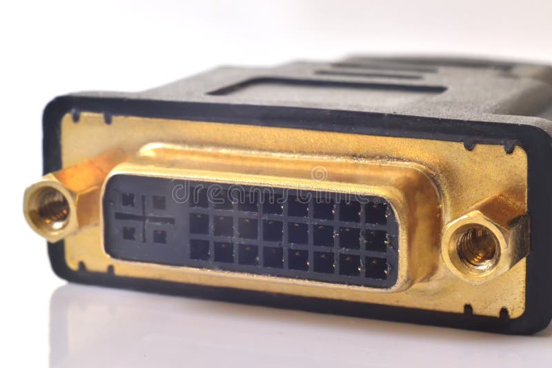 DVI cable (slot) stock image. Image of hardware, monitor - 67563257