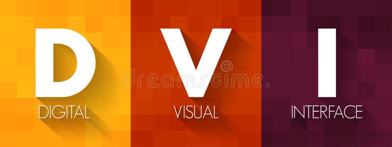 Digital Visual Interface Diagram Stock Vector - Illustration of ...