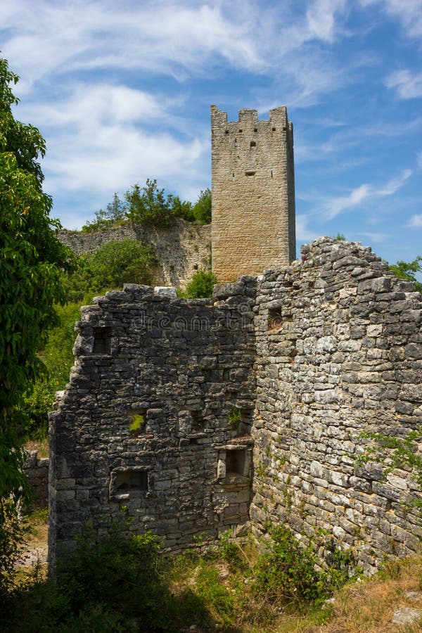 Dvigrad, Croatia stock photo. Image of europe, ancient - 81542346