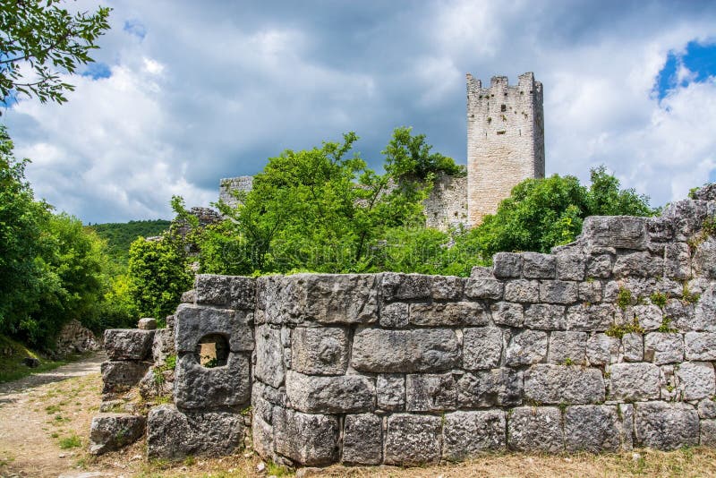Dvigrad, Istria, Croatia stock photo. Image of castle - 132113220