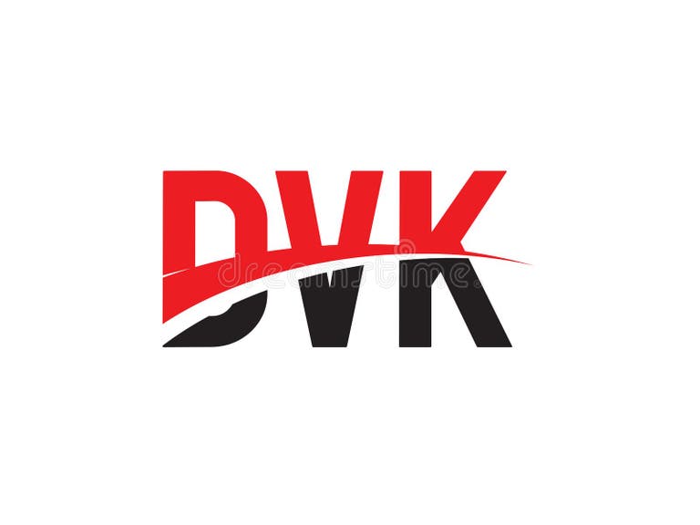 DVK Letter Initial Logo Design Vector Illustration Stock Vector ...