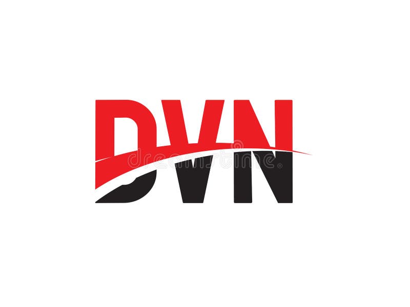 DVN Letter Initial Logo Design Vector Illustration Stock Vector ...