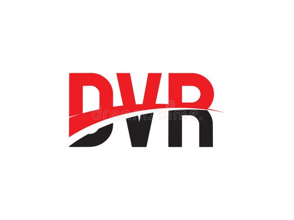 DVR Letter Initial Logo Design Vector Illustration Stock Vector ...