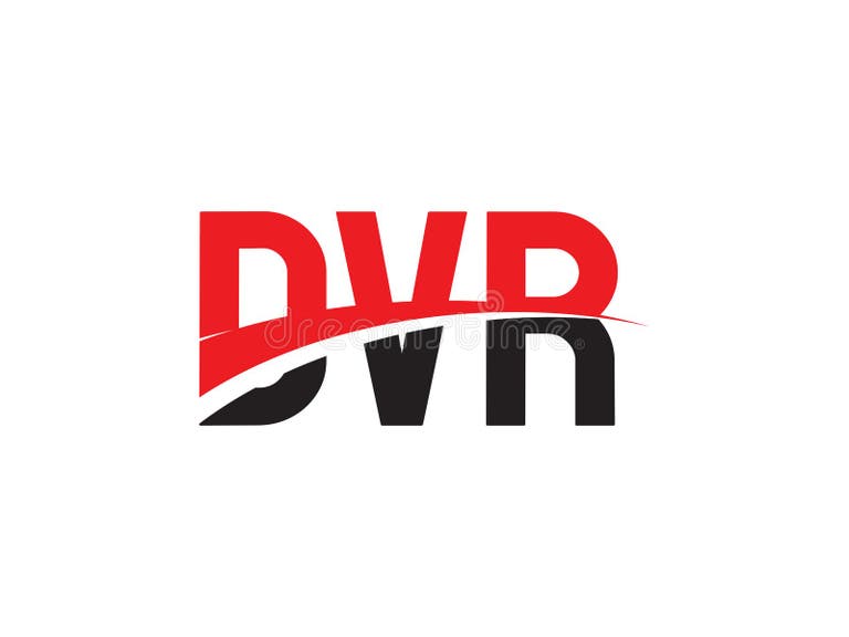 DVR Letter Initial Logo Design Vector Illustration Stock Vector ...