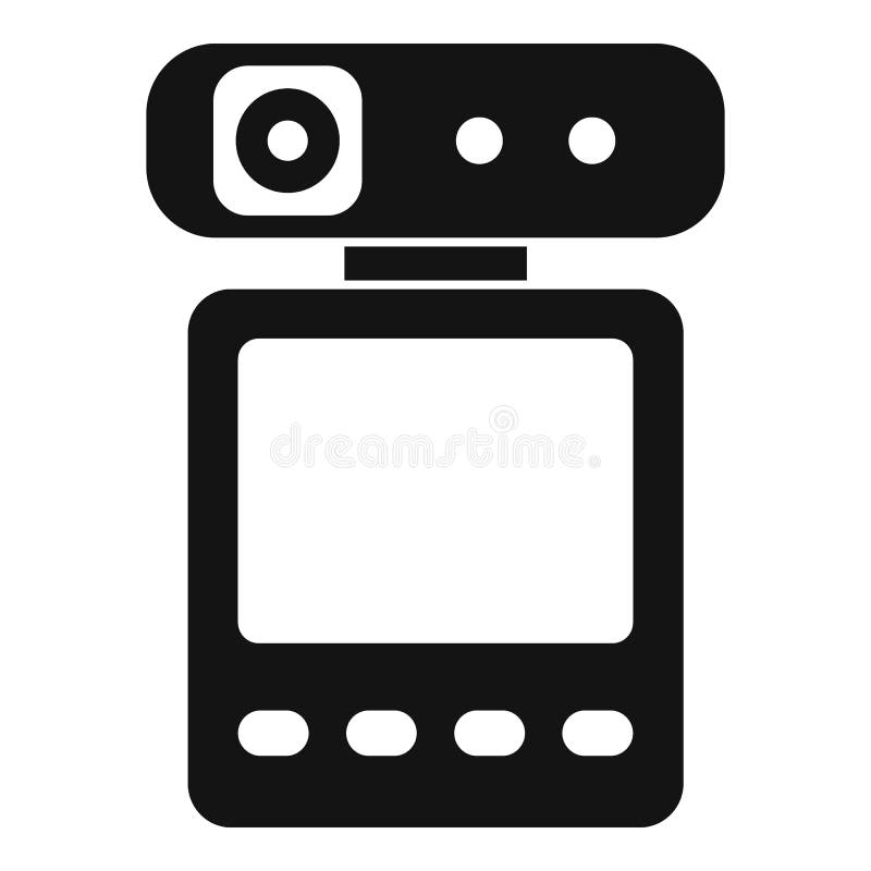Dvr Recorder Icon, Simple Style Stock Vector - Illustration of ...